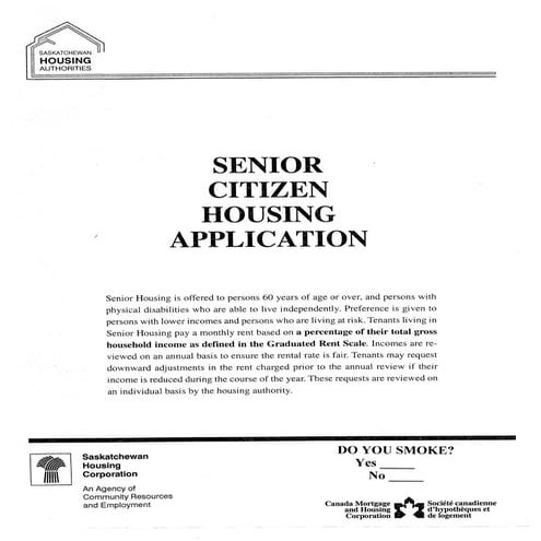 Senior housing application | PDF