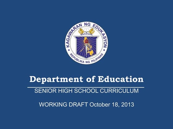 SENIOR HIGH SCHOOL.pptx strands track and other basic i formation | PPT