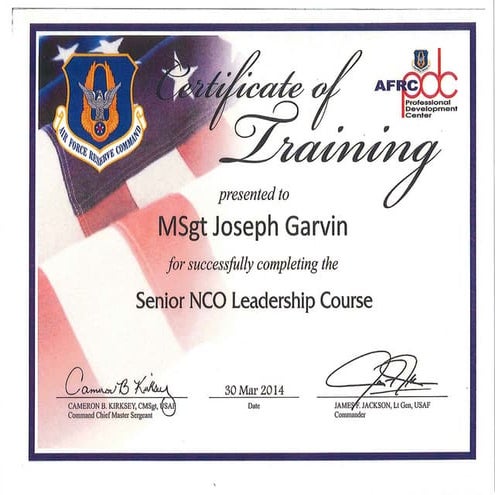 Senior NCO Leadership Course | PDF