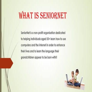 SeniorNet | PDF