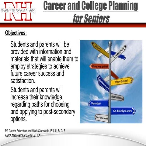 Career and College Planning for Seniors | PDF