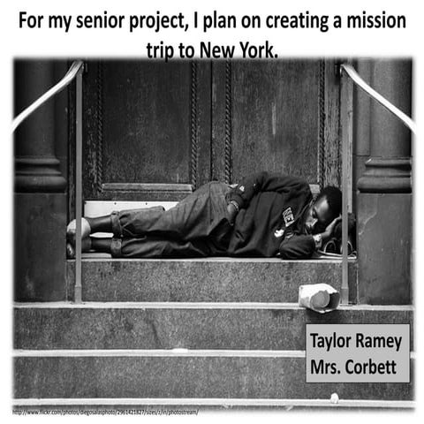 Senior Project Commitment Slide by Taylor Ramey | PPT