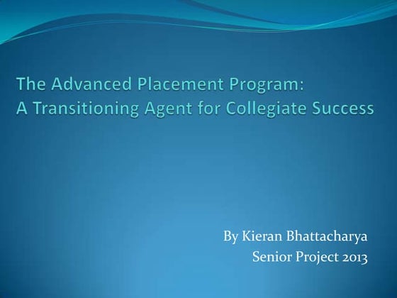 Rebecca Dickinson Senior Project Presentation Powerpoint | PPT