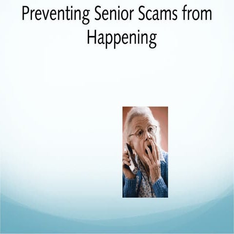 Senior scams | PPT