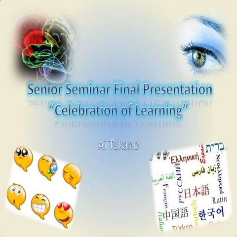 Senior seminar final presentation | PPT