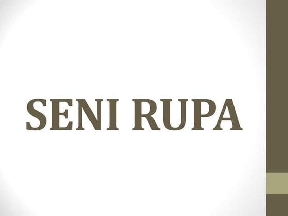 Bab I Unsur dan Prinsip Seni Rupa sdpptx | PPTX