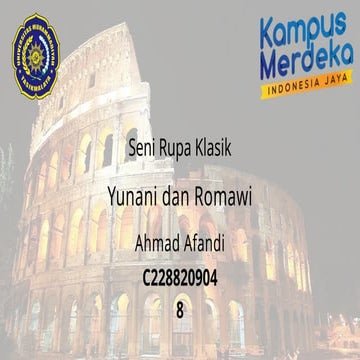 Seni Rupa Klasik sdadkmfdf dfdsfsdfdsfds g fdsfg dshfdsf | PPT