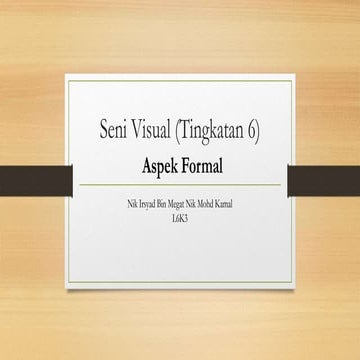 Prinsip Rekaan Seni Visual | PPT