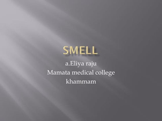 SENSATION OF SMELL.pdf