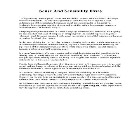 Sense And Sensibility Essay.pdf