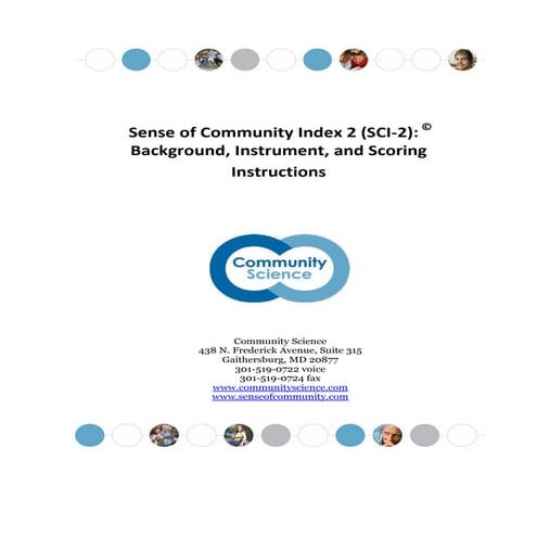 Sense of Community Index 2(SCI-2) | PDF