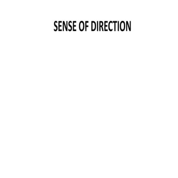 SENSE OF DIRECTION questions for psc exams | PDF