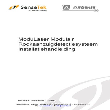 SenseTek Stratos Modulaser Handboek | PDF