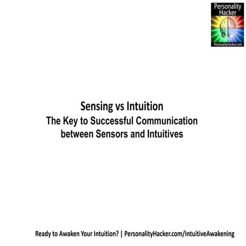 Sensing vs Intuition and The Ladder of Abstraction | PersonalityHacker.com