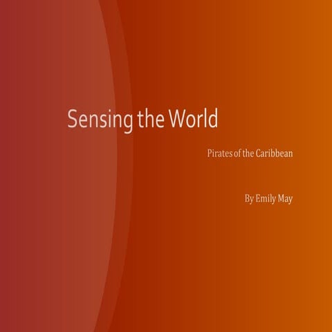 Sensing the world | PPT