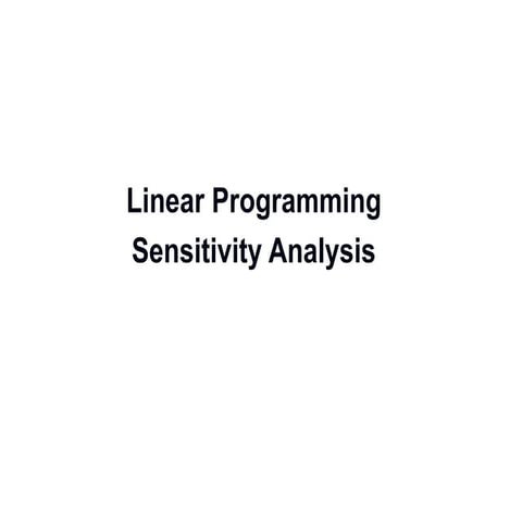sensitivity analysis.ppt