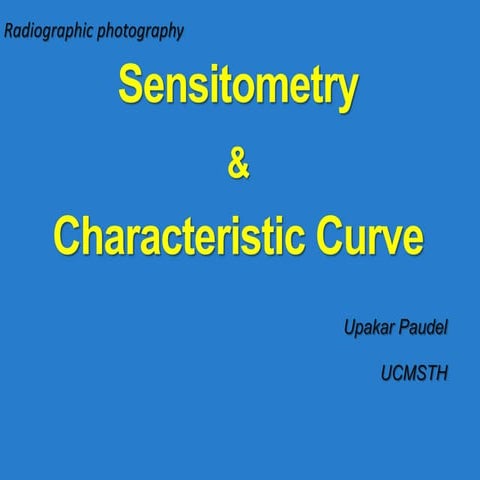 Densitometry, transmittance, opacity, optical density, characteristics ...