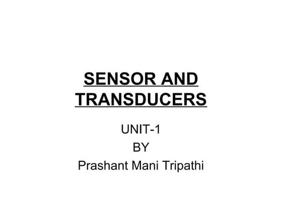 Transducers | PPT
