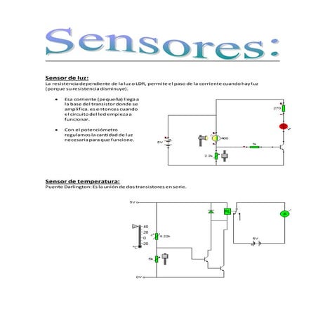 Sensores. | DOCX