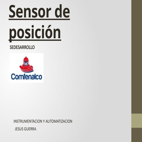 Sensor de posición de un lazo de control.pptx