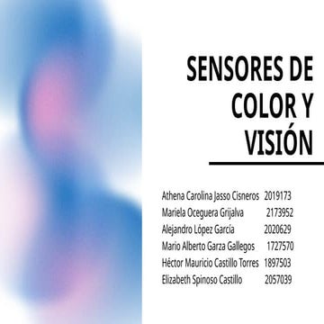 SENSORES DE COLOR Y VISIÓN.::::::.:pptx | PPTX