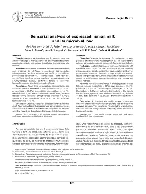 Relatorio analise de leite pratica | PDF