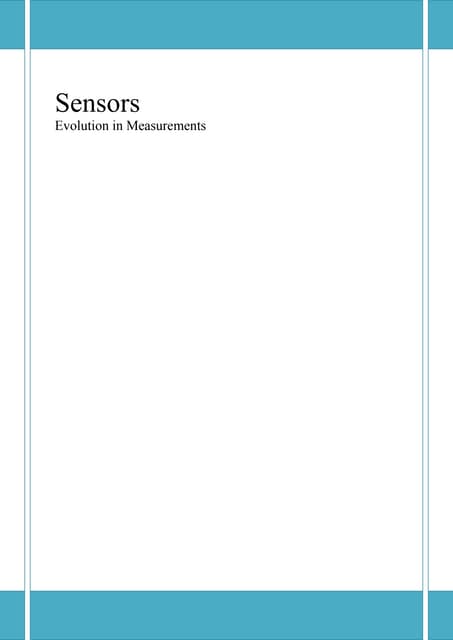 All Types of sensor in power point presentation | PPTX | Chemistry ...