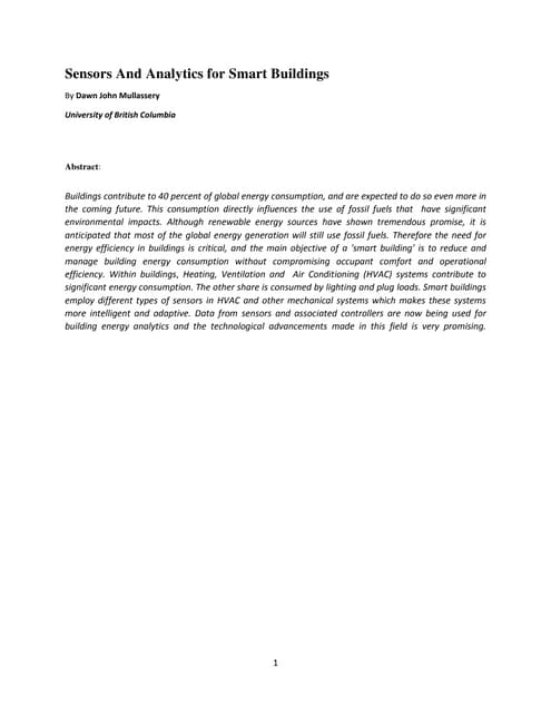 Smart Building Technology | PDF | Indoor Environmental Quality | Home ...