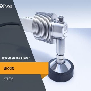 Tracxn - Sensors Startup Landscape | PPT