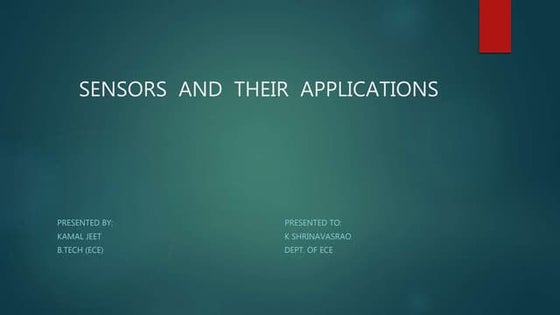 Sensor | PPT