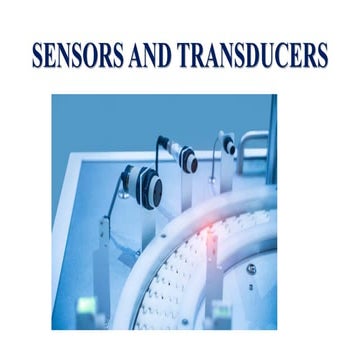 Sensors_Transducers,Basics of Measurement Classification of error Error analysis Static and ...