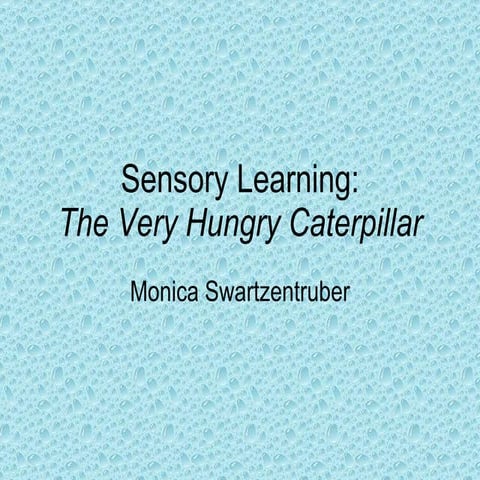 Sensory learning ppt | PPT