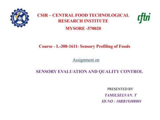 SENSORY EVALUATION METHODS FOR FOOD AND BEVERAGE PRODUCTS.pdf | Food ...