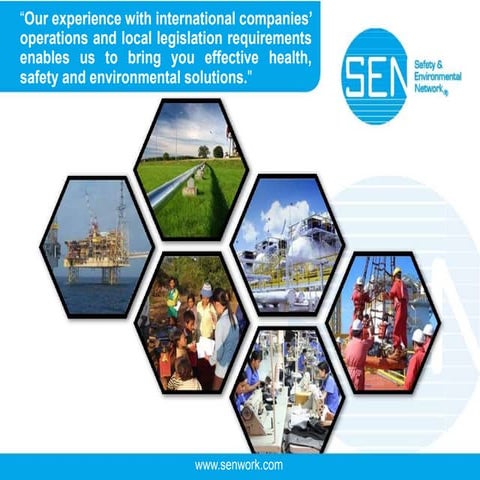 SEN's presentation about HSE/Process Safety consulting services | PPTX