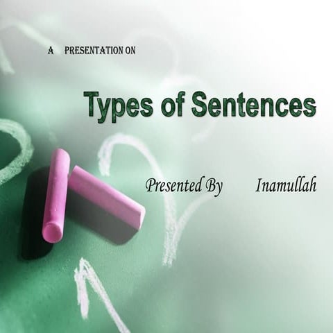 Sentence | PPT