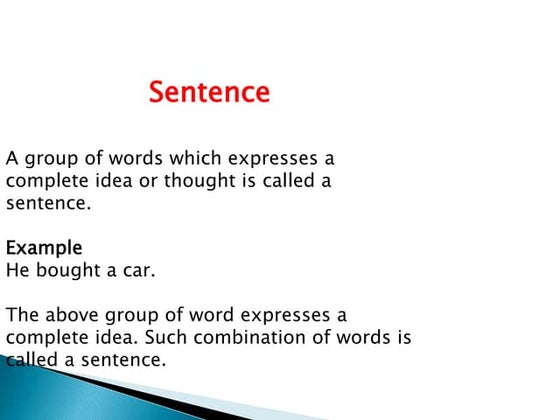 Types of sentences | PPT