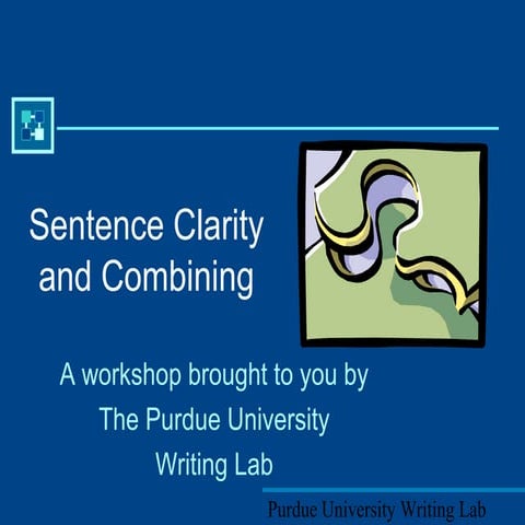 Sentence clarity | PPT