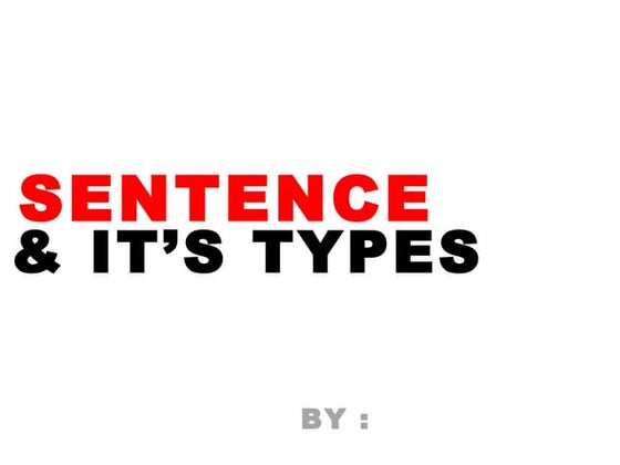 Declarative sentence | PPT