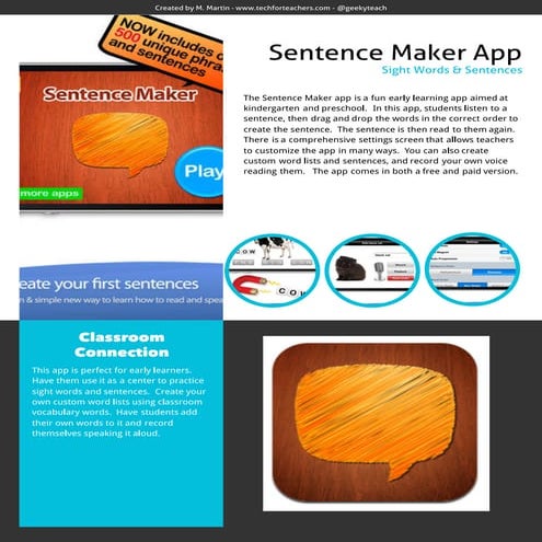 Sentence Maker App Review | PDF