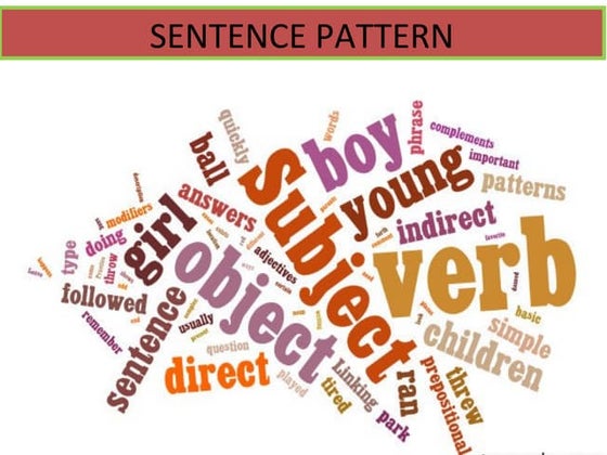 Sentence pattern | PPT