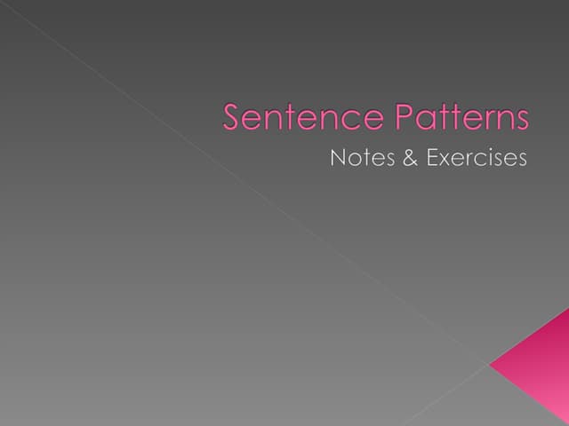 Sentence Classification