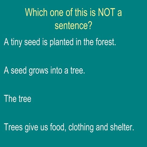Sentences | PPT
