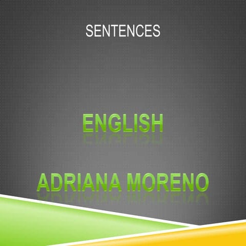 Sentences | PPTX