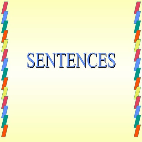 Types of Sentences | PDF