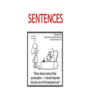 Sentences8th gradegrammar1 | PPT