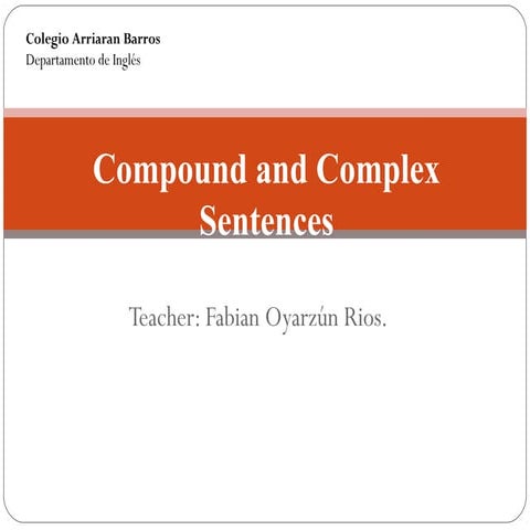 Sentences structure complex sentences | PPT | Robotics | Technology ...