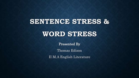 DIFFERENT RULESSSSSSS ON WORD STRESS.ppt