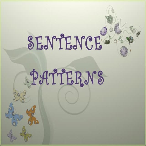 Sentence structure | PPT