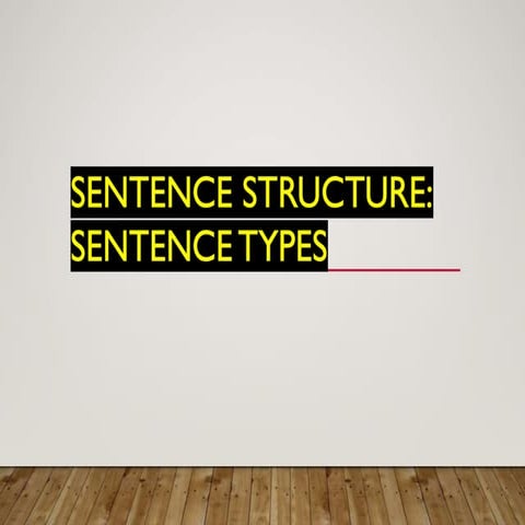 Sentence Structure.ppt