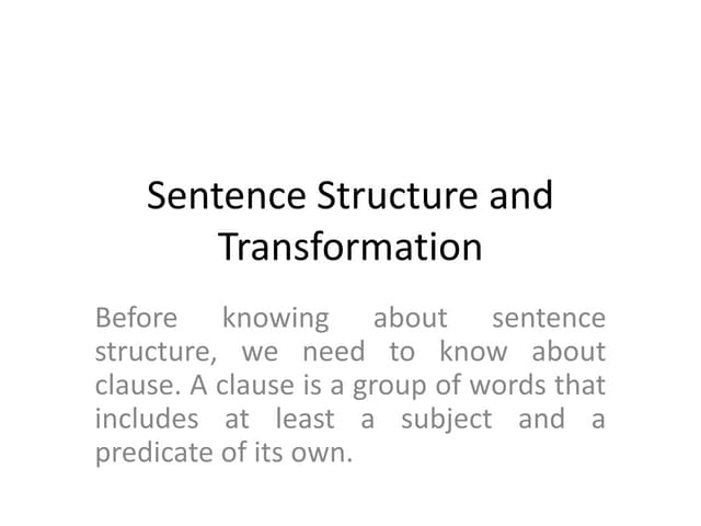 kinds of sentences | PPTX
